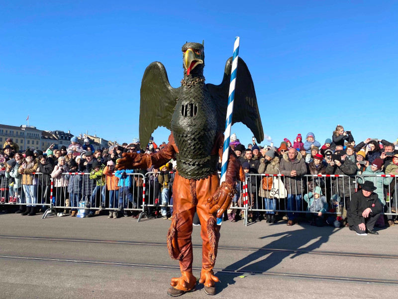 Der «Vogel Gryff» tanzt durchs Kleinbasel - Prime News